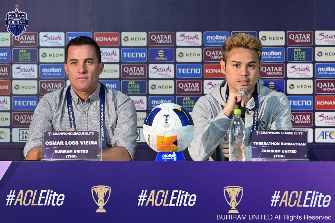 Buriram United › “ออสมาร์ - บุญจัง” เห็นตรงกัน บุกแดนปลาดิบ ACLE เกม 4 ปราสาทสายฟ้า จะป…